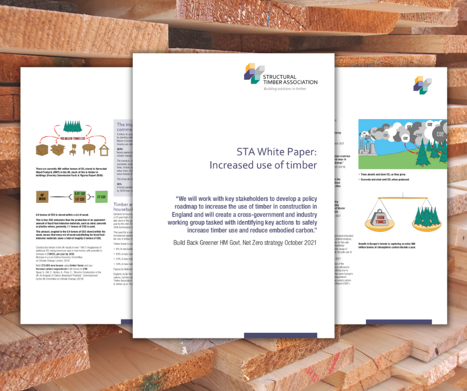 STA launches white paper to increase the use of timber - Structural Timber Association