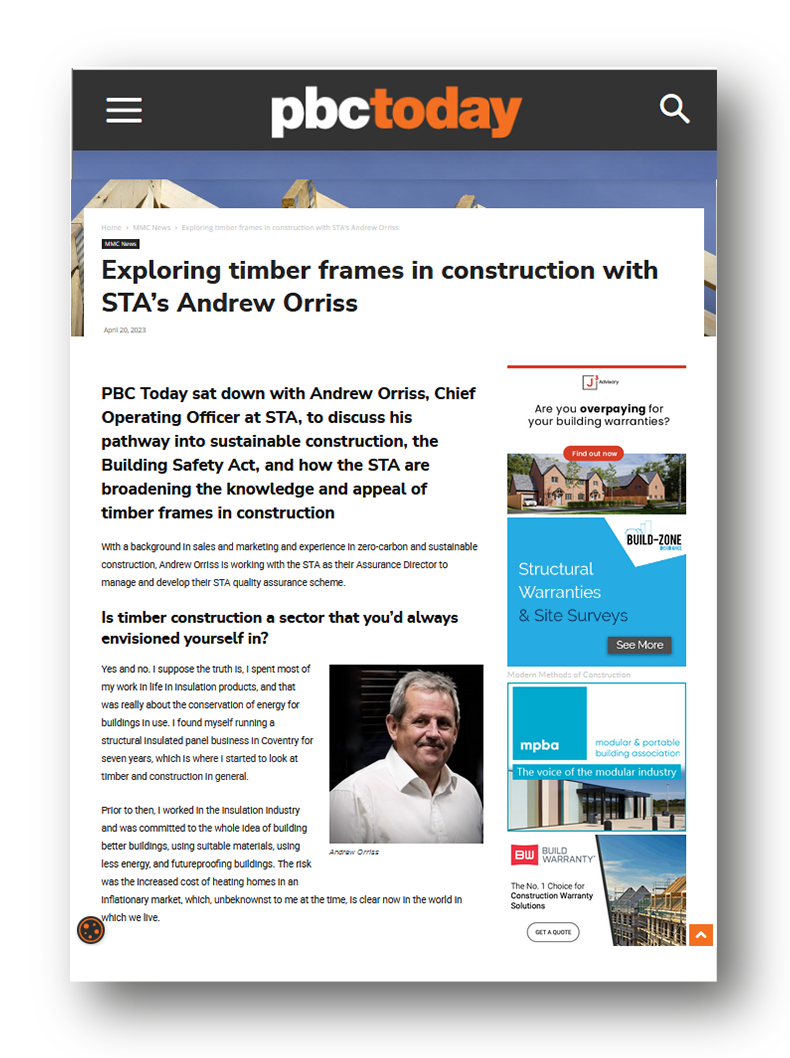 PBC Today - Exploring timber frames in construction with Andrew Orriss ...