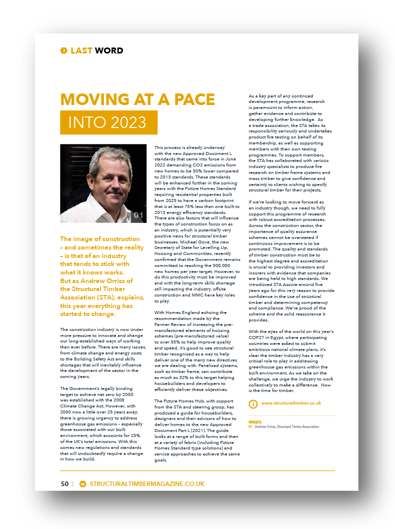 Structural Timber Magazine - Moving at a pace into 2023 - Structural ...